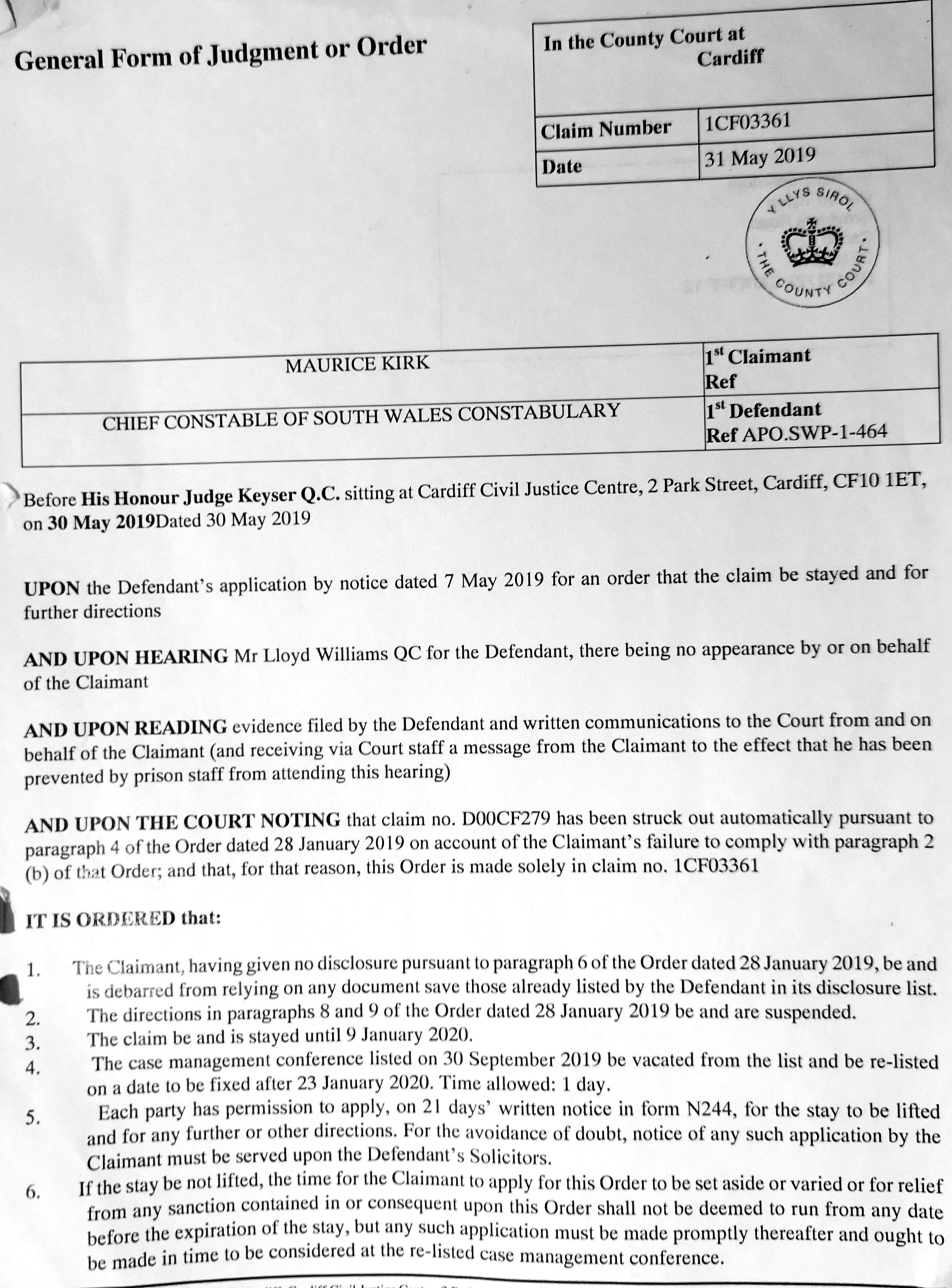 MACHINE GUN TRIAL TRANSCRIPT (2nd Day) Barbara Wilding’s South Wales ...